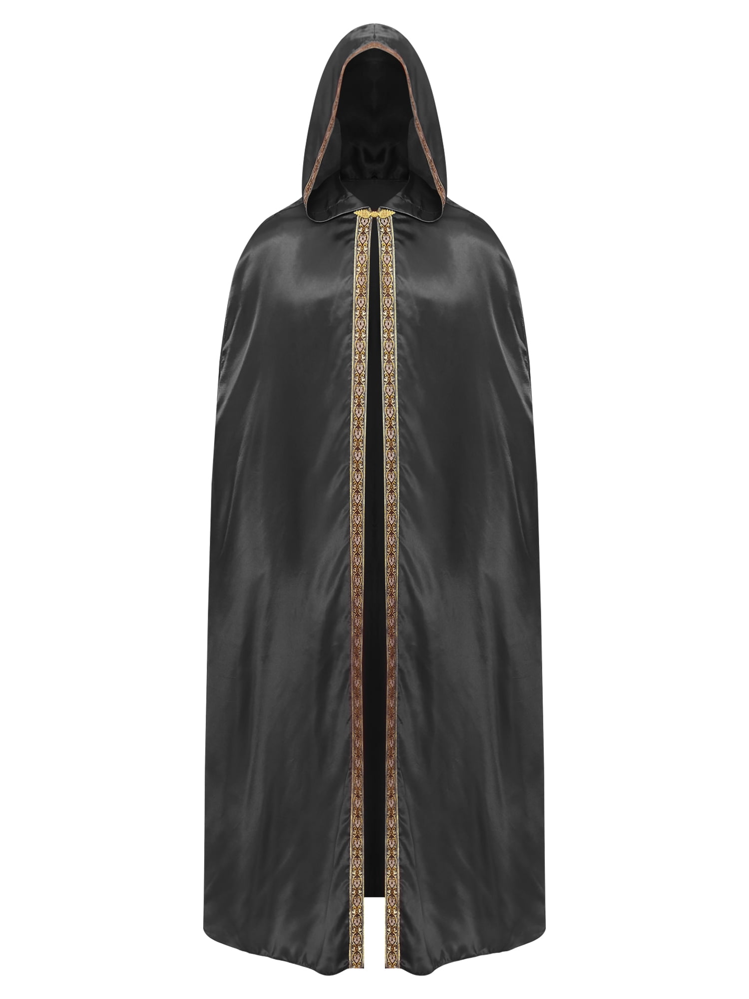 Mufeng Men's Renaissance Medieval Viking Lord Cloak Knight Warrior ...