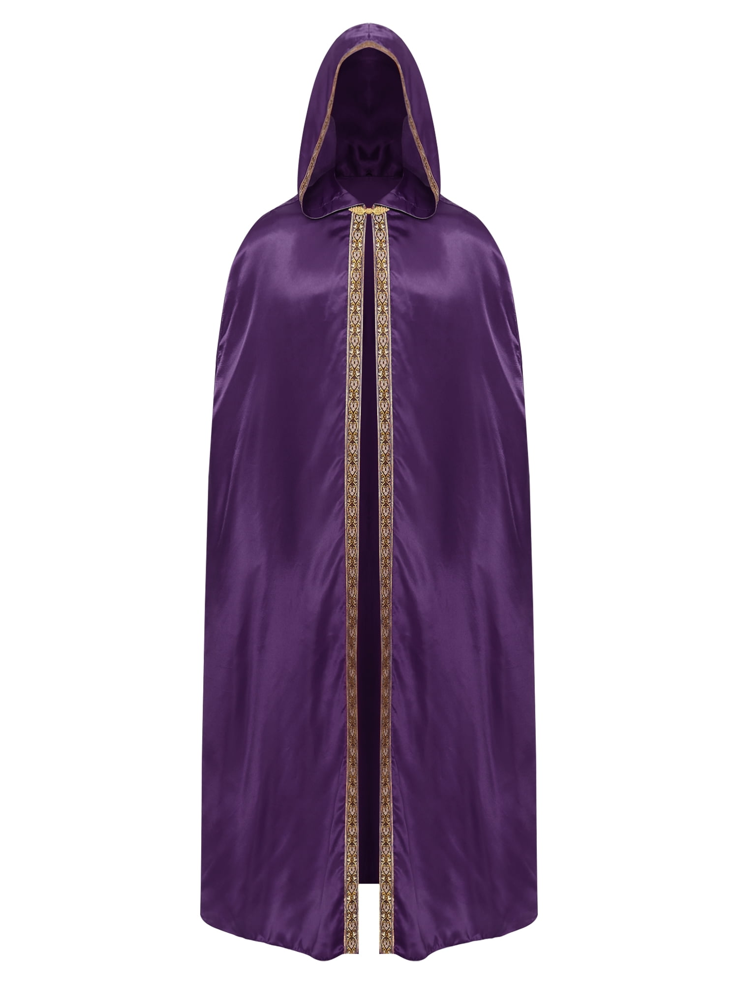 Mufeng Men's Renaissance Medieval Viking Lord Cloak Knight Warrior ...
