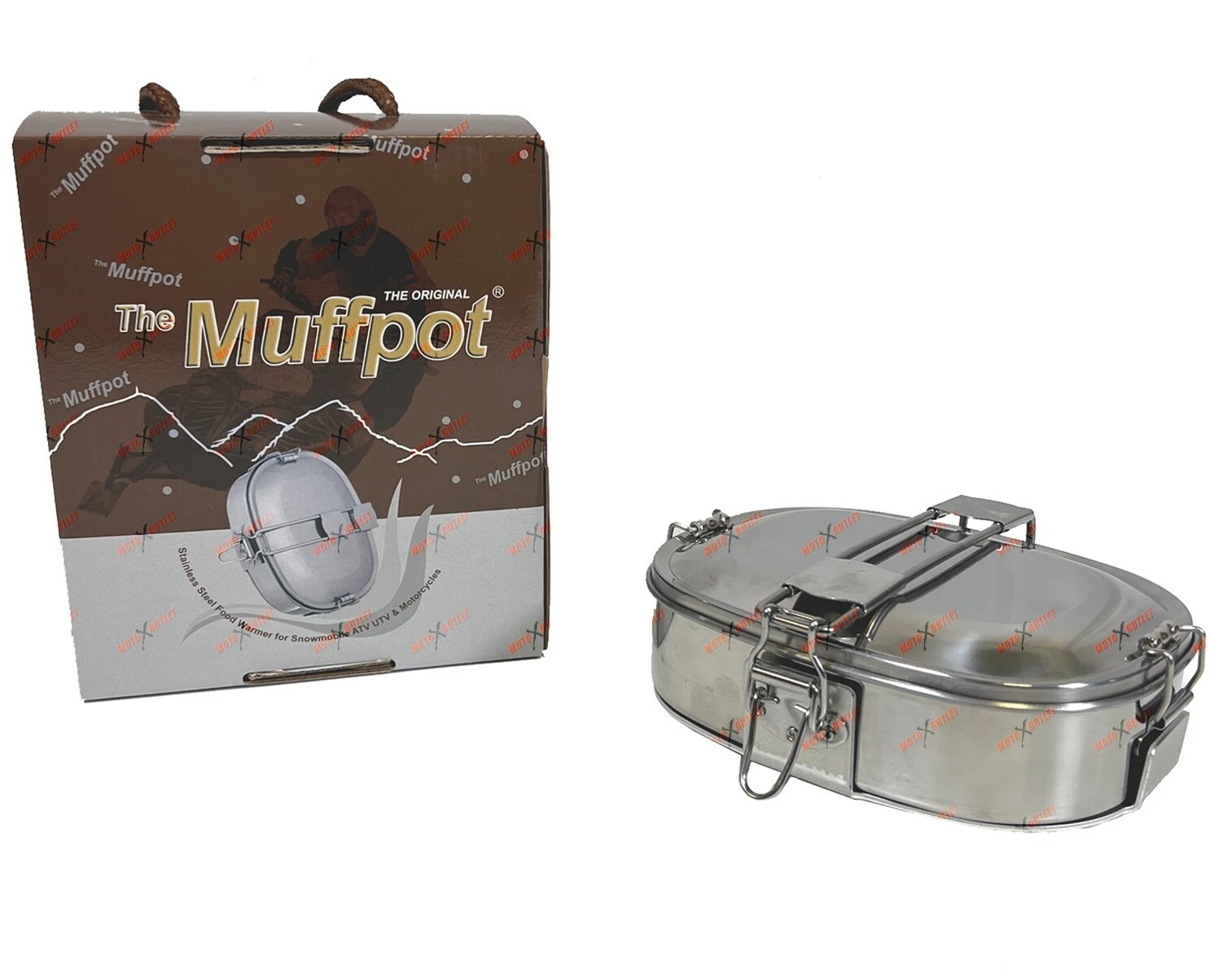 Muff Pot Food Warmer Snowmobile Exhaust Cooker Stainless Muffpot Hot ...