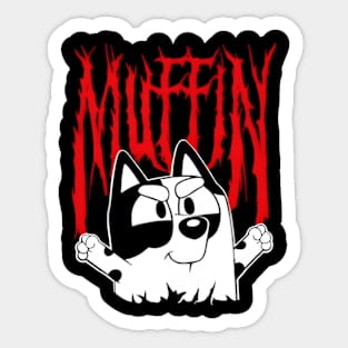 Muffin Bluey Sticker Bluey Stickers For Kids, Bluey Stickers Party ...