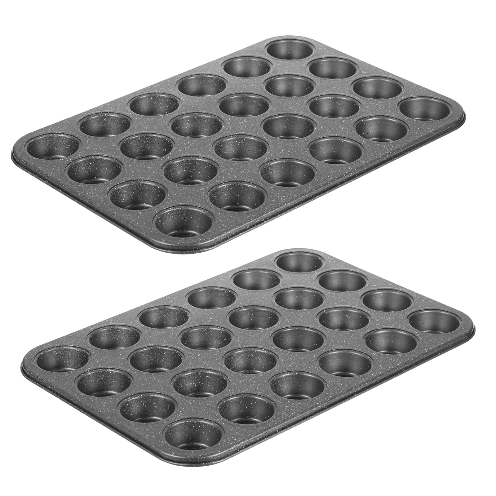 Muffin Cupcake Pan, Mini Muffin Tins Nonstick 24, Muffin Pans and Mini ...