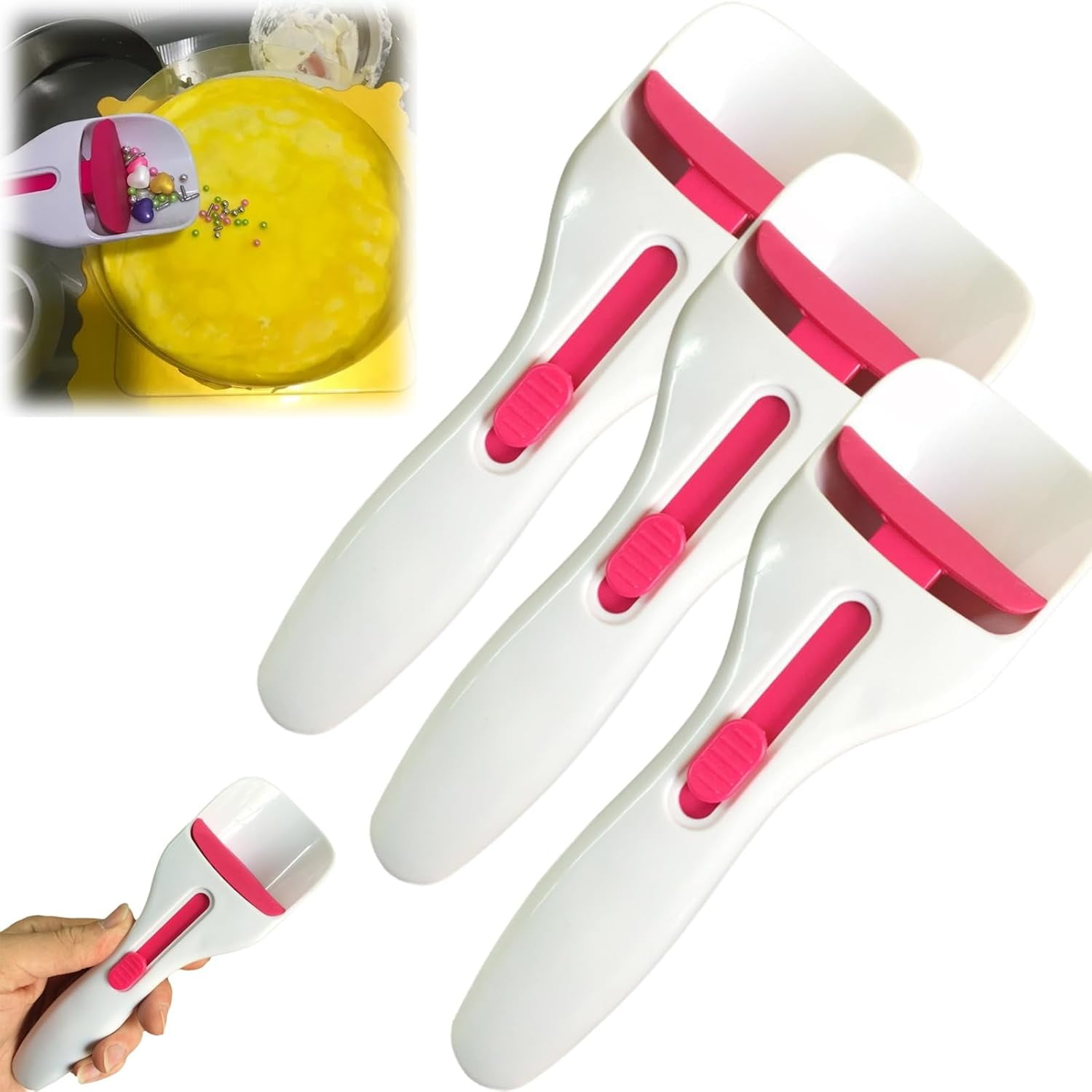 Muffin and Cupcake Scoop, Cupcake Scoop Batter Dispenser, One Touch ...