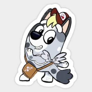 Muffin Derpy Heeler Sticker Bluey Stickers For Kids, Bluey Stickers ...