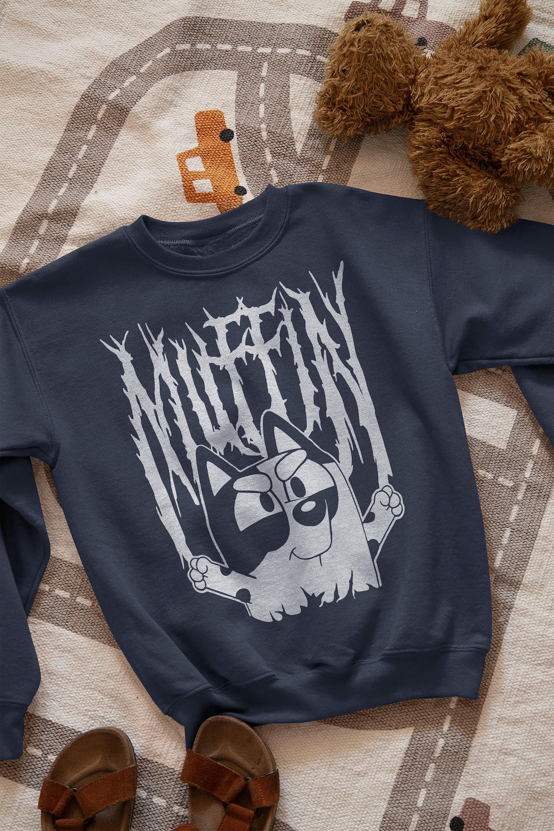Muffin Metal Bluey Uni Sweatshirt Bluey Family Sweatshirt, Bluey Hoodie ...