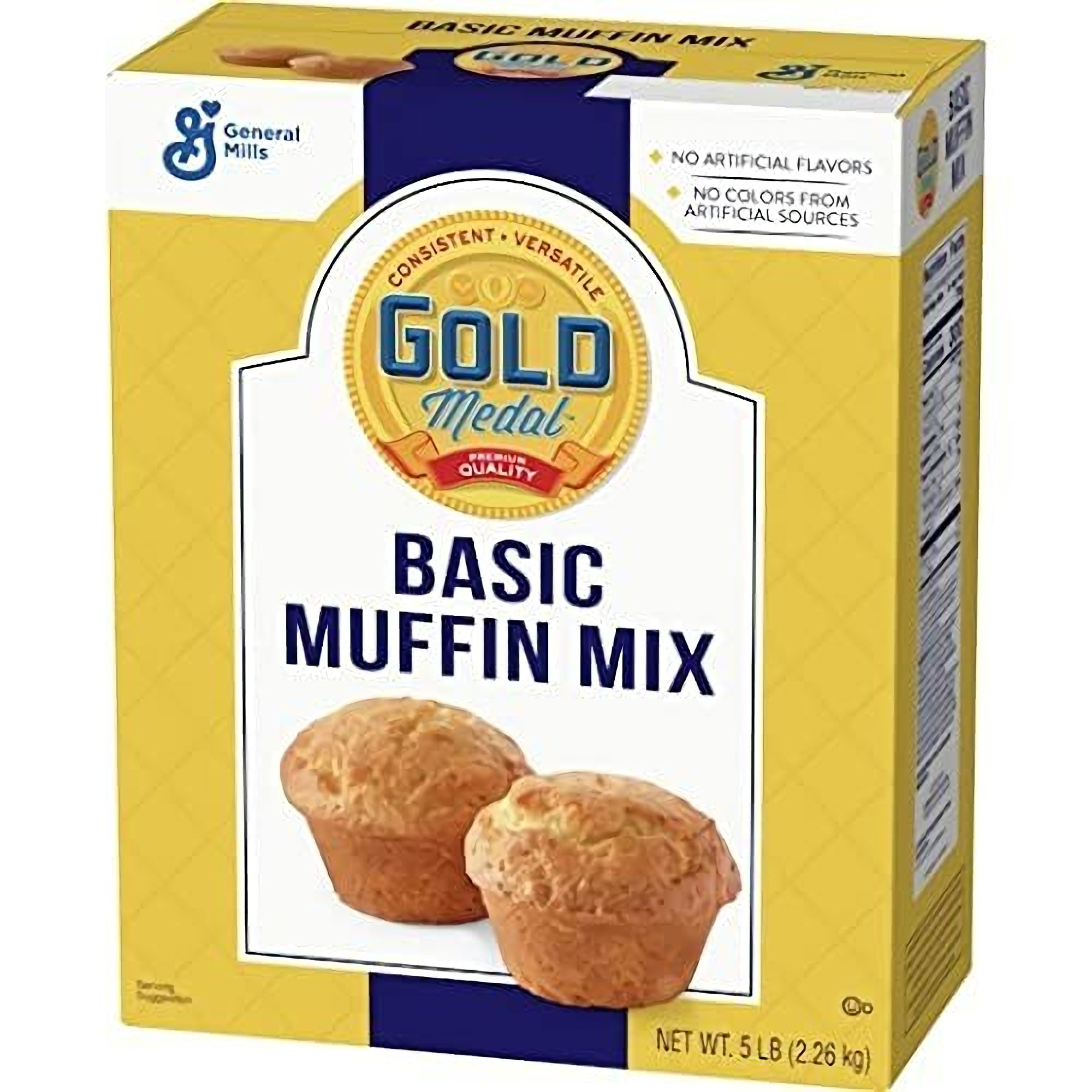 Gold Medal Basic Muffin Mix | 5 Pound Box | Easy Baking Cake Mix | Just ...