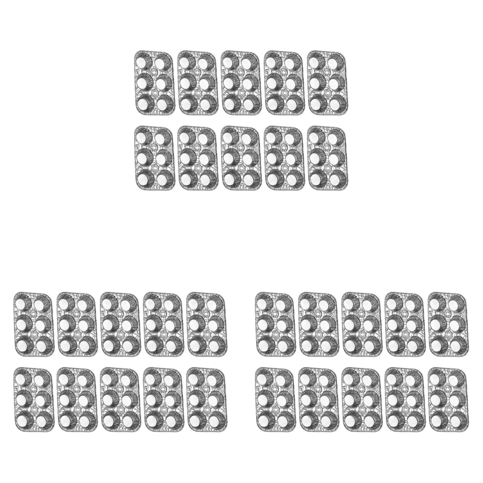 Muffin Pan 6-Cup Cupcake Aluminum Pans Favorite Muffin Tin Size for ...