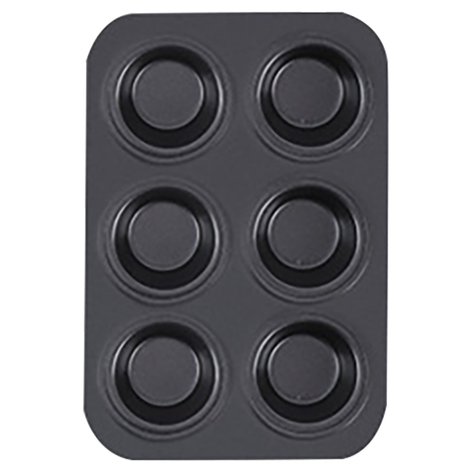 Walmart Non-Stick 6 Cup Muffin Pan with Stainless Steel Core, Easy ...