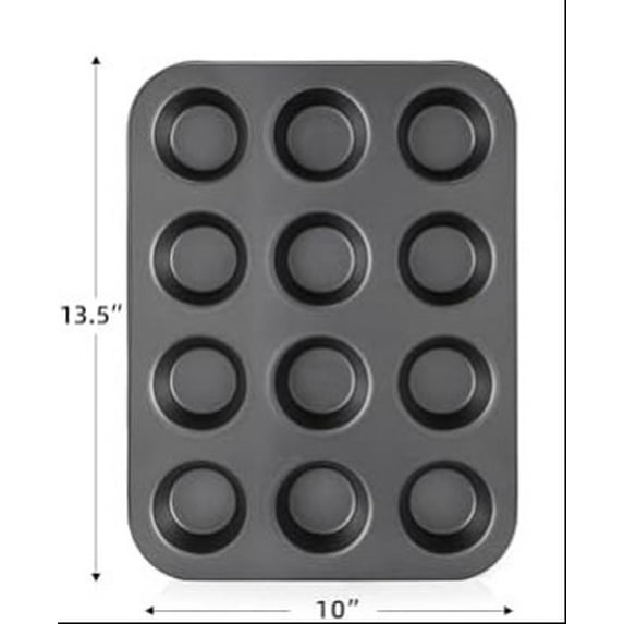 Muffin Pan with 500 Cupcake Liners, Nonstick Cup Cake Tin for Baking ...