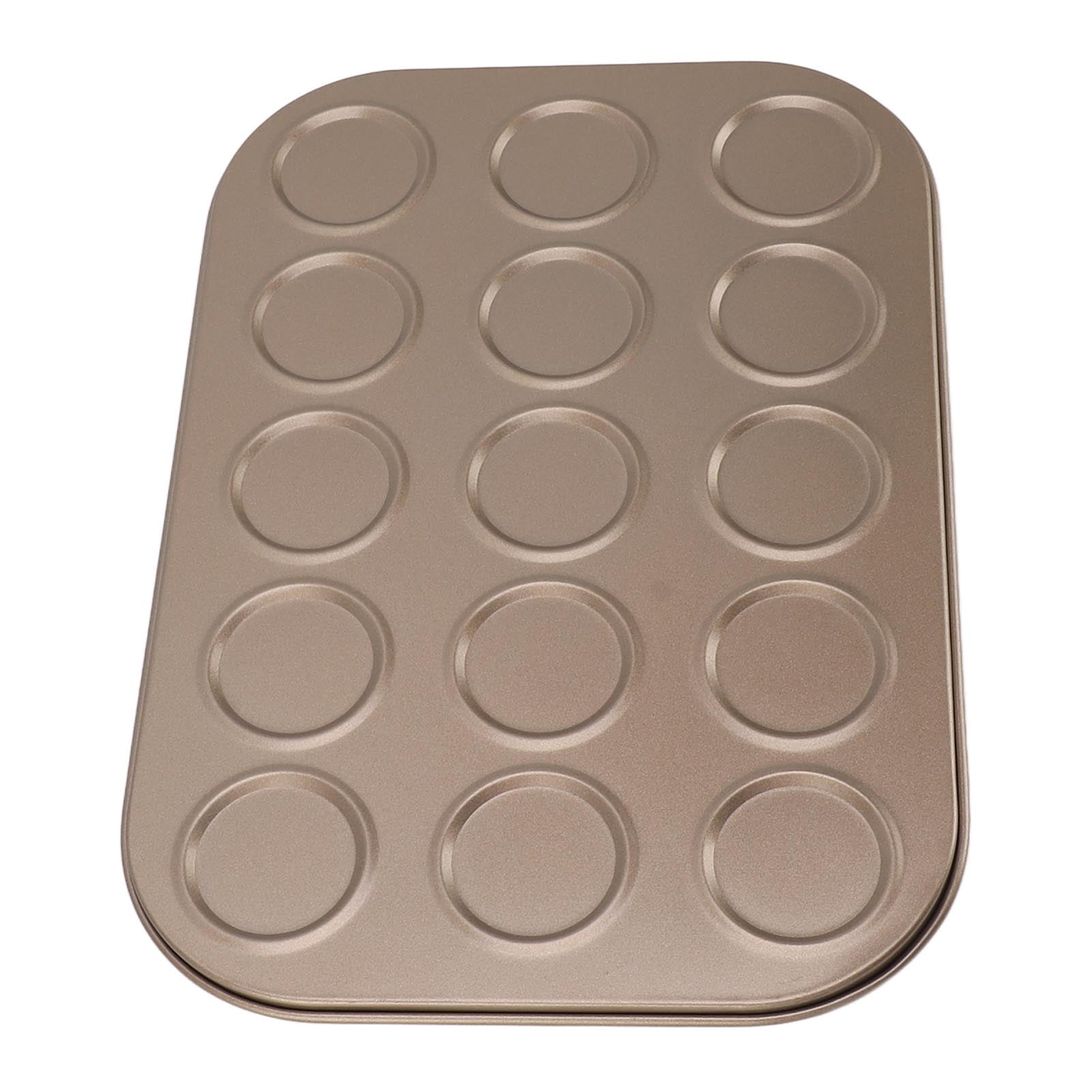Loewten Mini Muffin Top Baking Pan 1.6 Inch Diameter Carbon Steel for ...