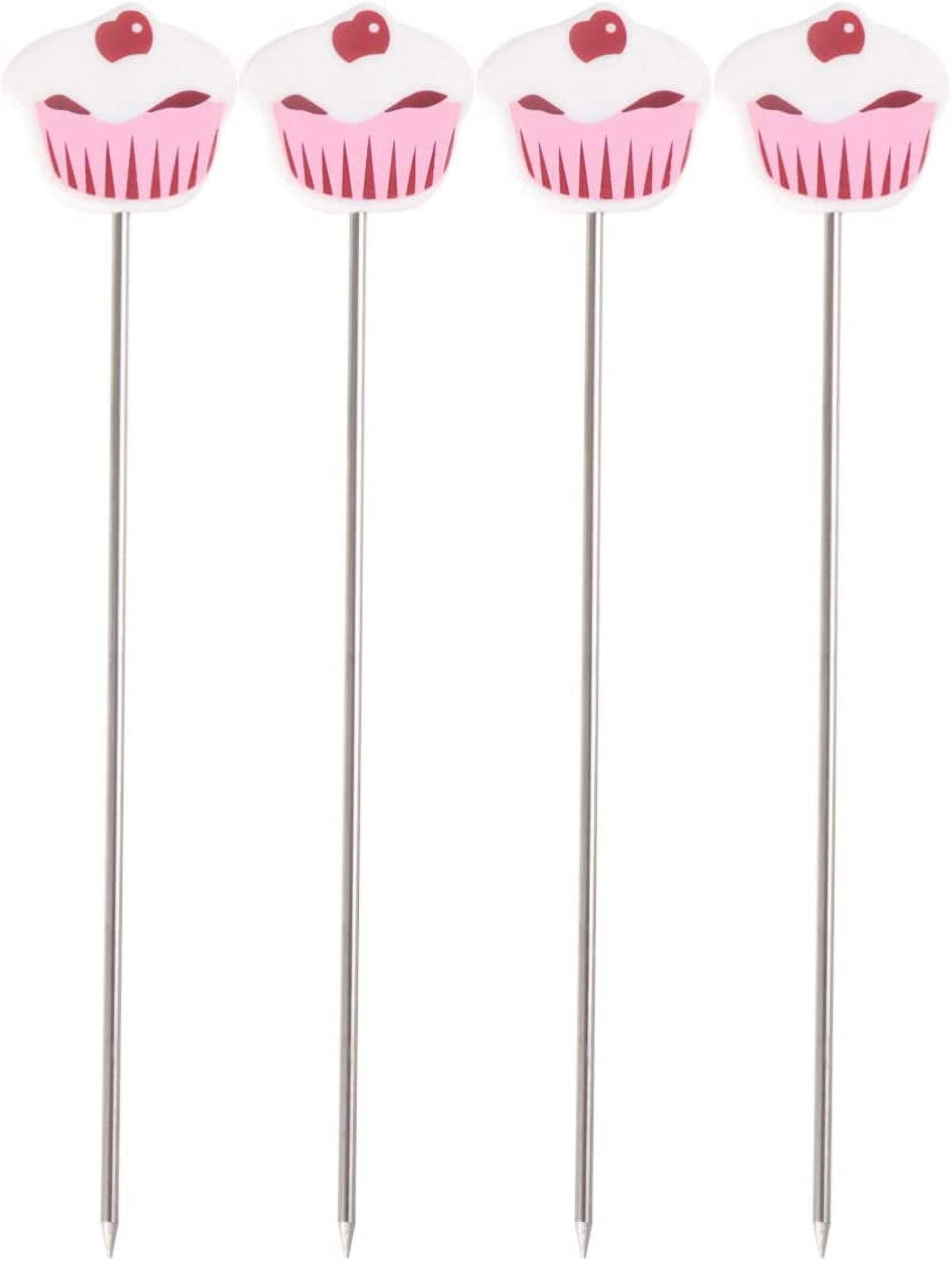 Muffins Pastry Tools 4PCS Cake Tester Probe Cute Skewer Stainless Steel ...
