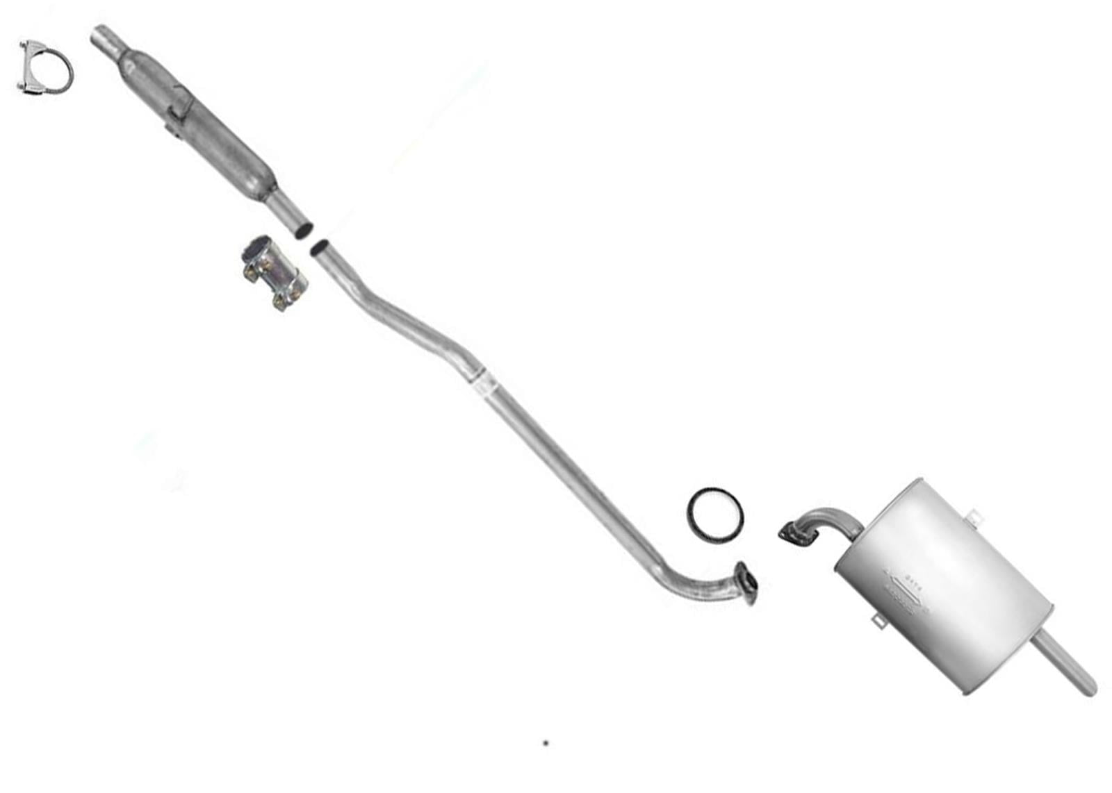 Muffler Exhaust System Chevrolet Prizm for Toyota Corolla 1.8L 98-02 1 ...