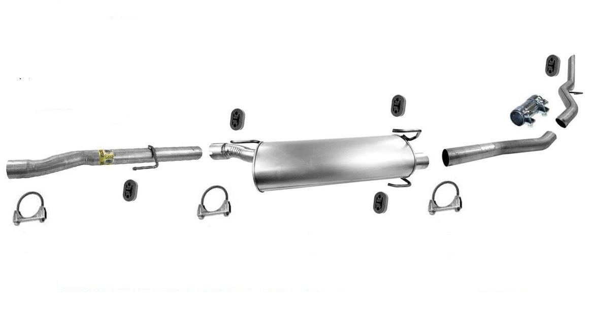 Muffler Exhaust for Dodge Ram 1500 Mega Cab 5.7L 8 Stud 06-08 Extended ...