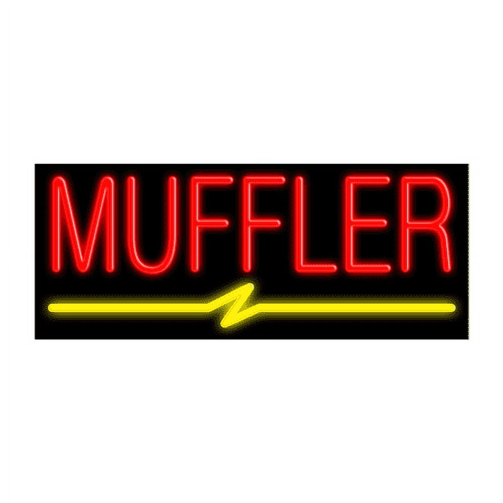 Muffler-Glass Neon Sign Made in USA - Walmart.com