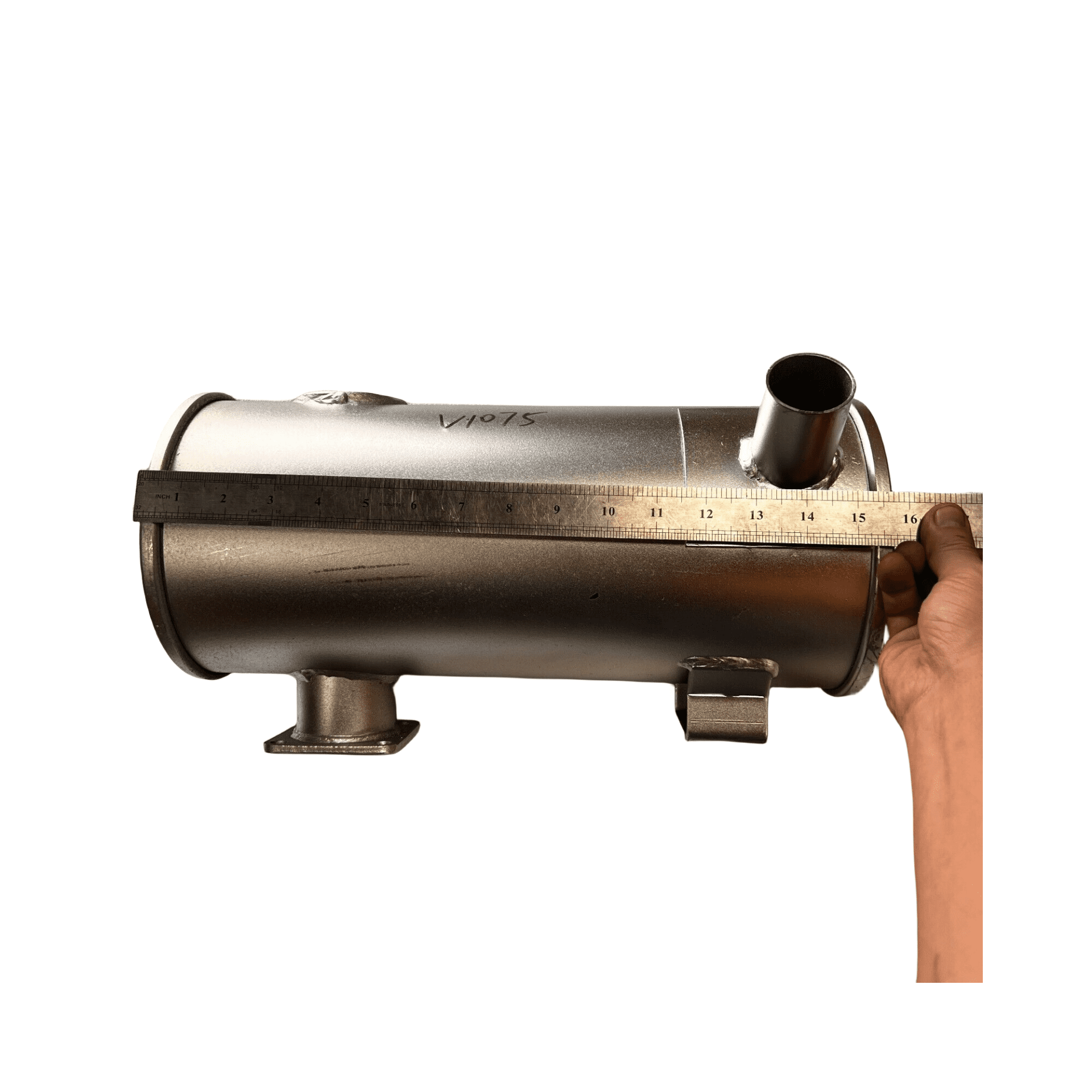 Muffler Silencer 60mm Inlet 40mm Outlet For Yanmar Excavator VIO75 ...