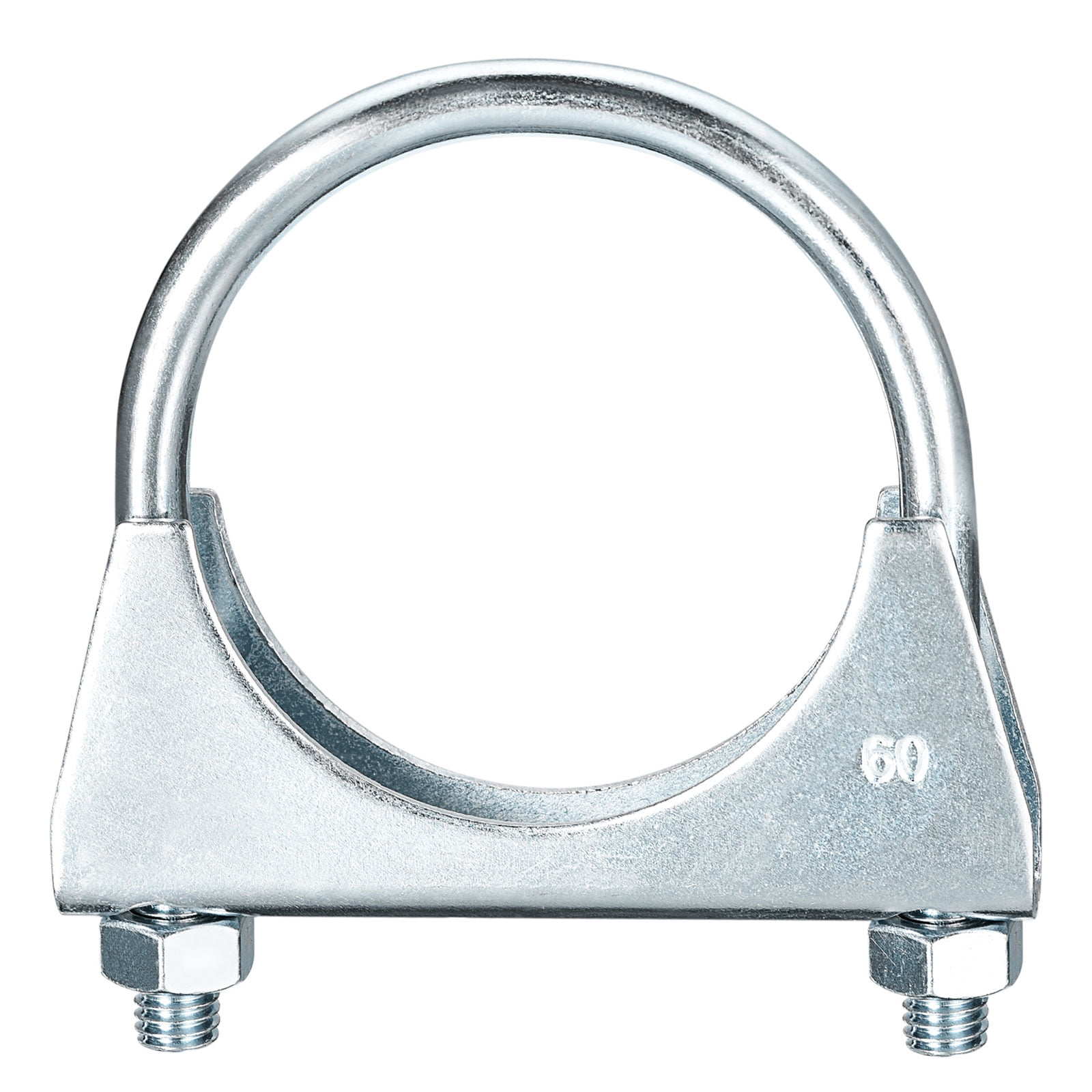 Muffler U-Bolt Clamps for 60mm Diameter Pipe, 1 Pack Saddle Type U-bolt ...