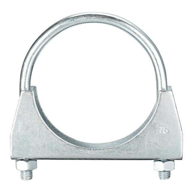 Muffler U-Bolt Clamps for 76mm Diameter Pipe, 1 Pack Saddle Type U-bolt ...
