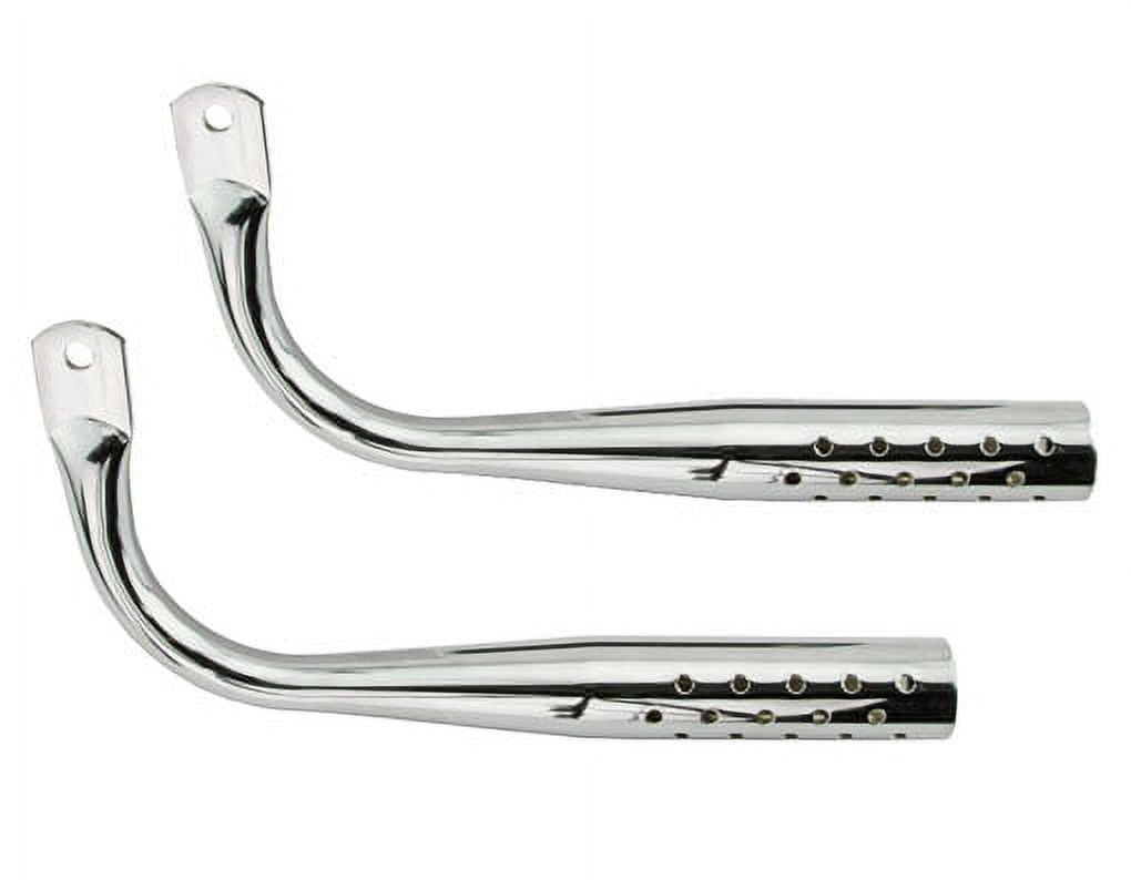 Muffler W/Holes Chrome. Bike mufflers, bicycle mufflers, for lowrider ...