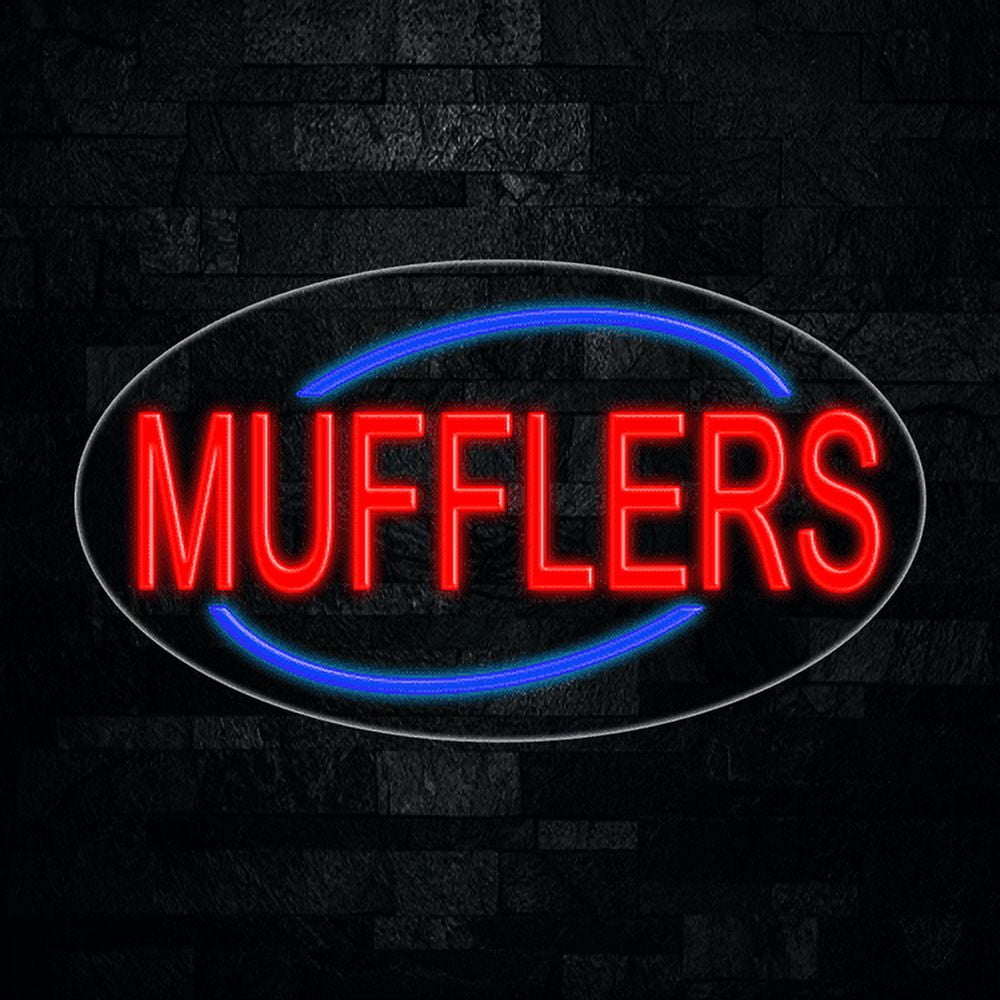 Mufflers LED Neon Sign 28"L x 16"H #34253 - Walmart.com