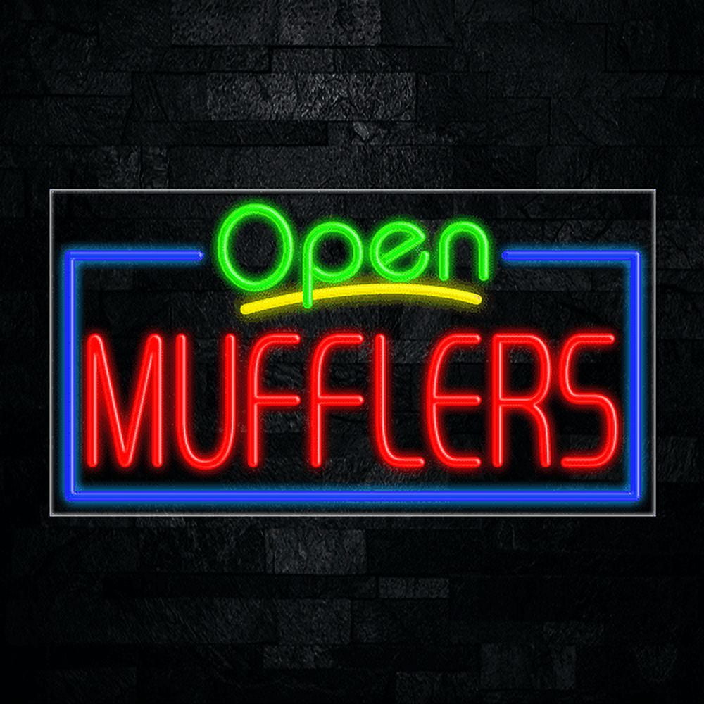 Mufflers LED Neon Sign 33"L x 18"H #35539 - Walmart.com