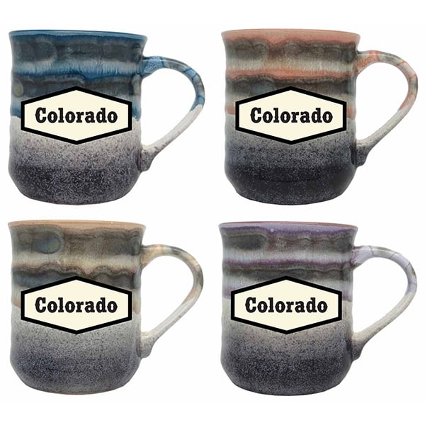Mug 18oz Pottery Diamond shape for pad printing Colorado - Walmart.com