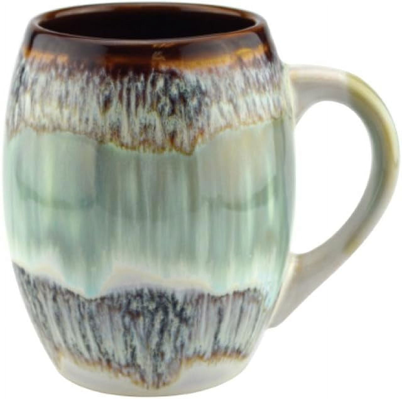 Mug Glazed Ceramic Coffee Mugs, Large Coffee Cup with Handle Sturdy ...