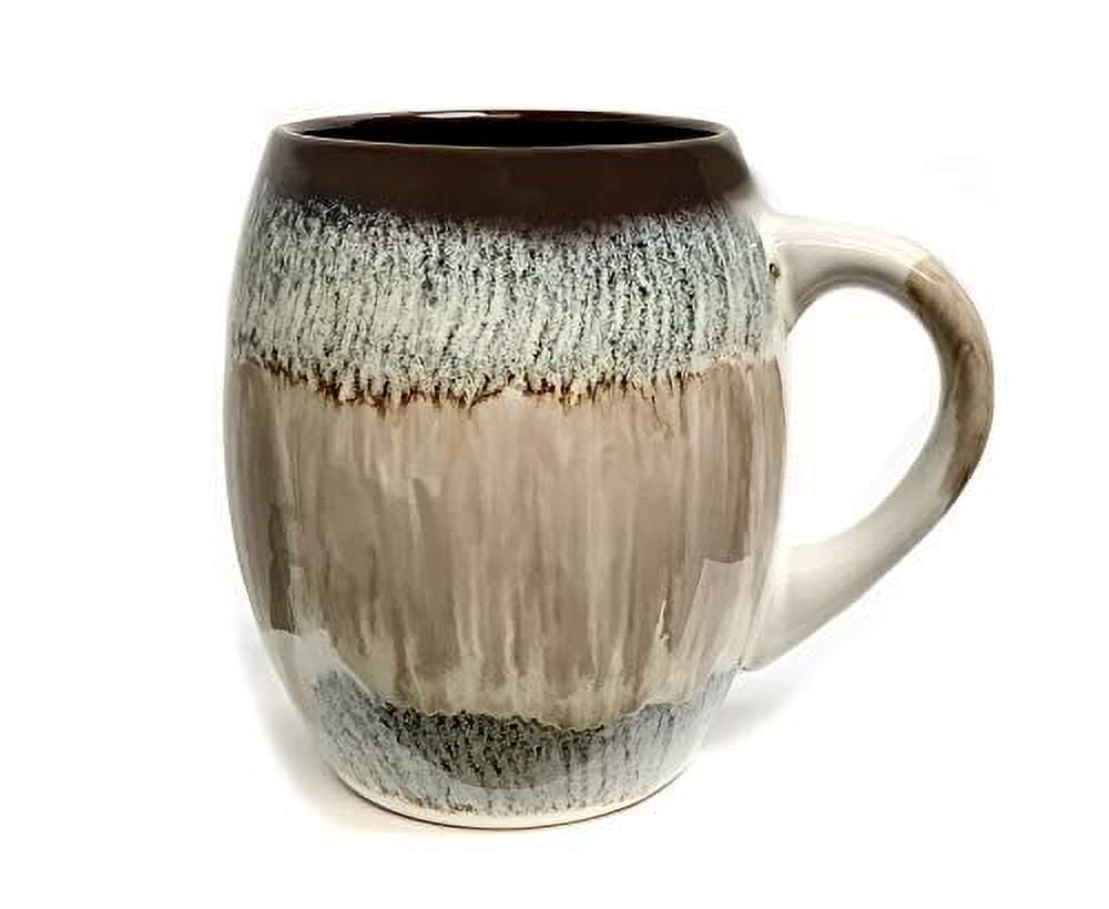 Mug Glazed Ceramic Coffee Mugs, Large Coffee Cup with Handle Sturdy ...
