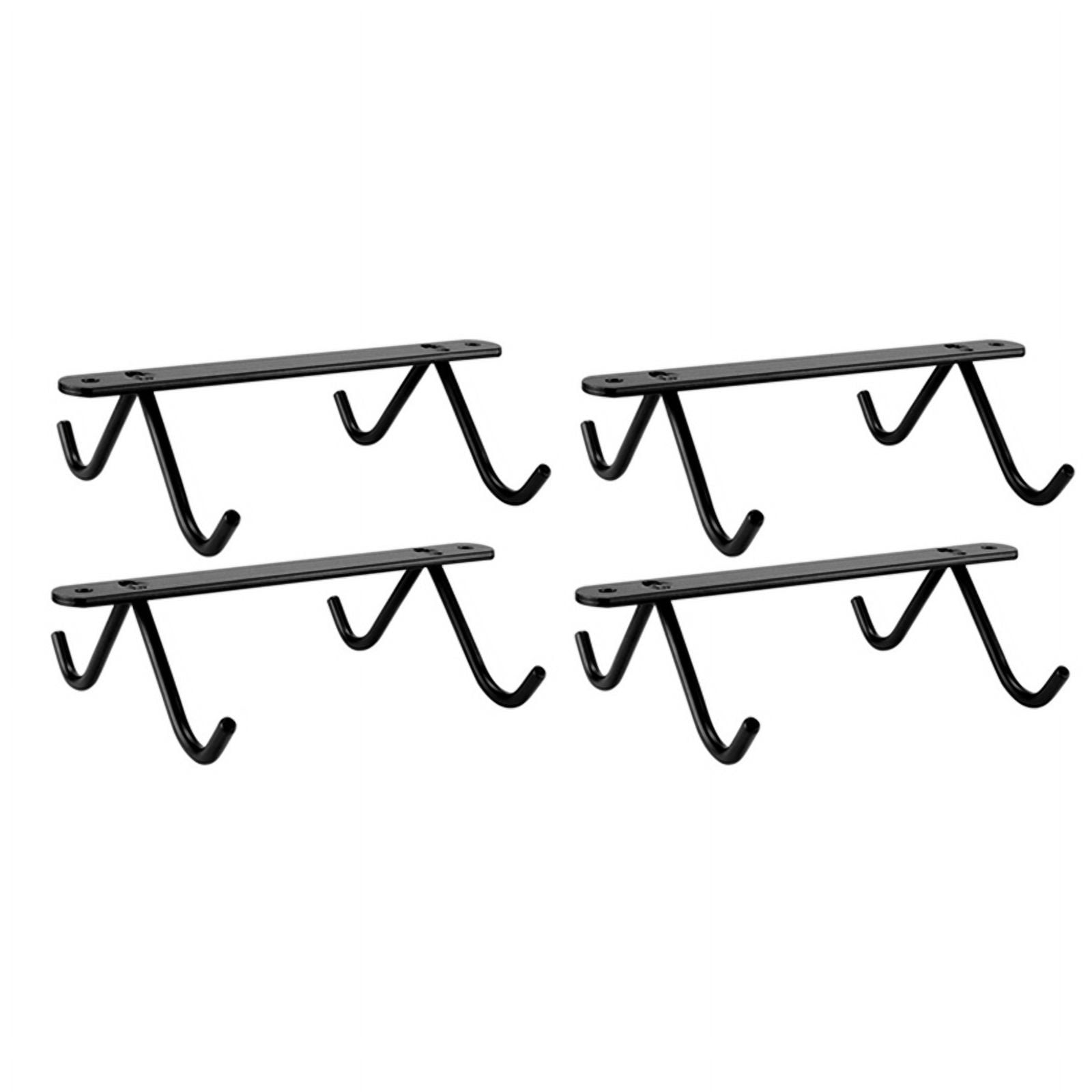 Mug Holder, Set of 4 Coffee Mug Holder Under Cabinet, Metal Mug Rack ...