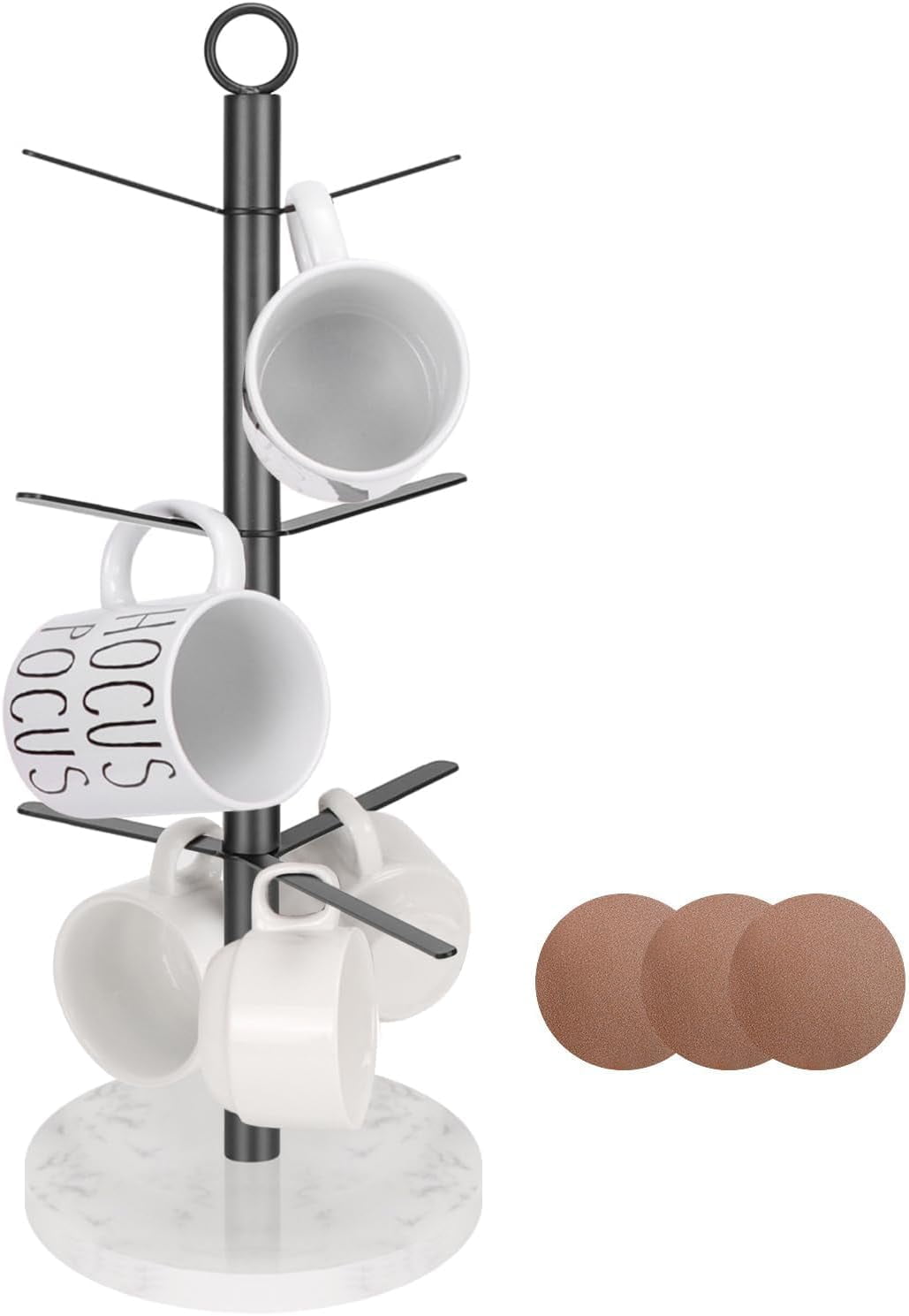 Mug Holder Tree, Coffee Cup Stand Holder, Thick Base Mug Rack for ...