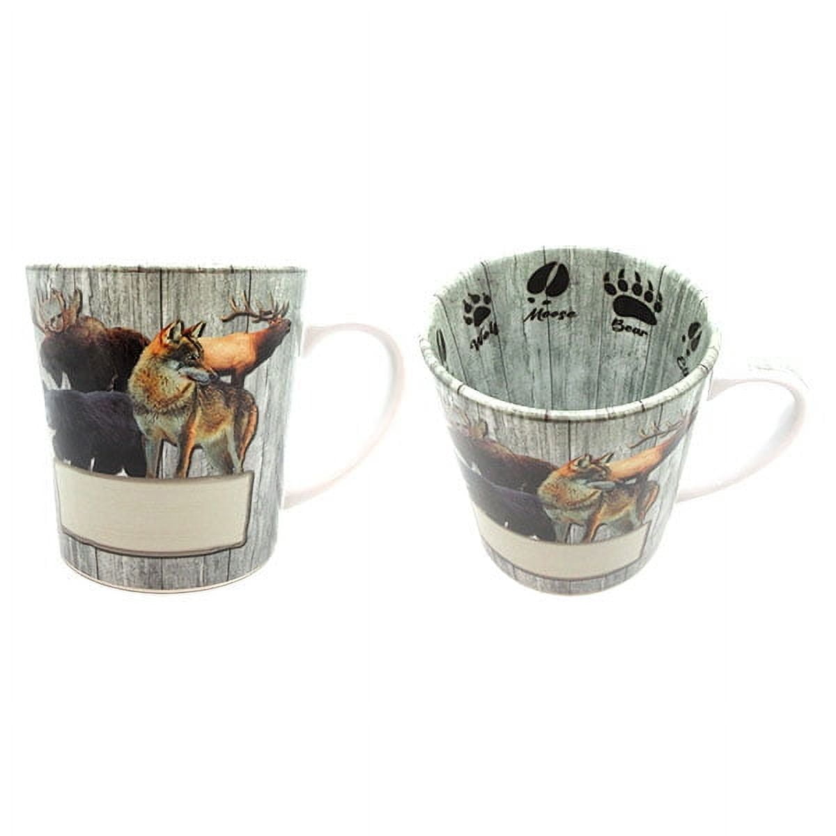 Mug Imprint 18oz Inner Decal Wildlife Collage Imprintables - Walmart.com