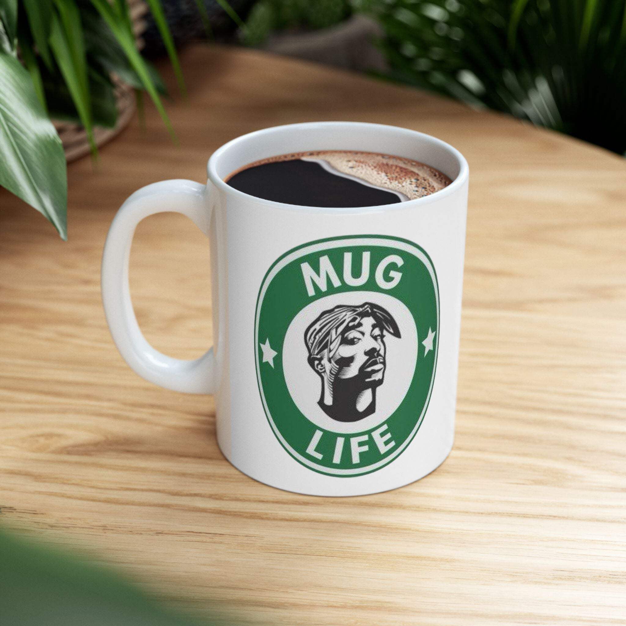 Mug Life Thug Life Coffee Mug | Viral Funny Hip Hop Rap Culture | 11 or 15 Ounces - Walmart.com