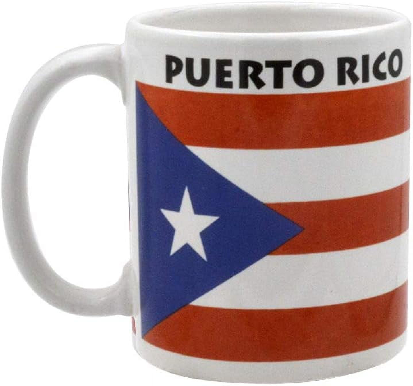 Mug Puerto Rico Flag Coffee Mugs Souvenir Gifts, 11 oz Ceramic Puerto ...