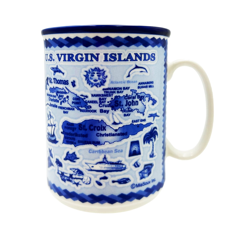Mug St. Thomas U.S Virgin Islands Souvenir Gift - Ceramic Coffee Cup ...