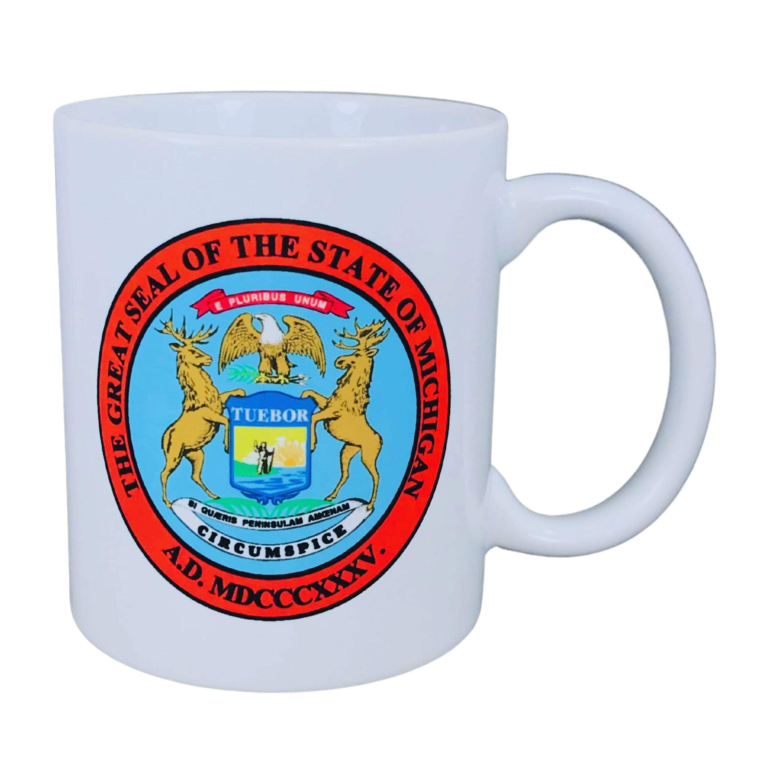 Mug - State Seal Michigan - USA | 11 oz State Seal Mug | USA State Seal ...