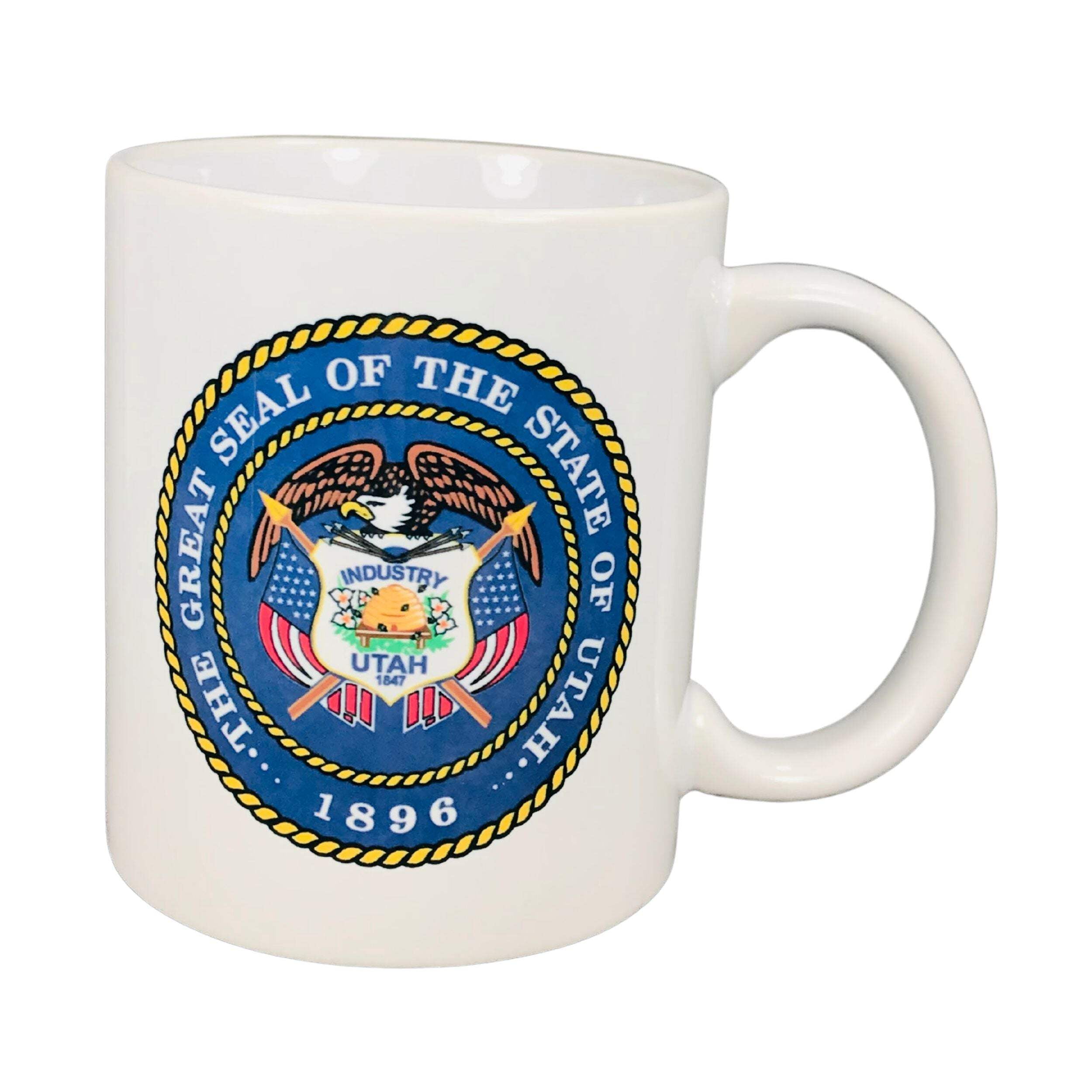 Mug - State Seal Utah - USA | 11 oz State Seal Mug | USA State Seal ...