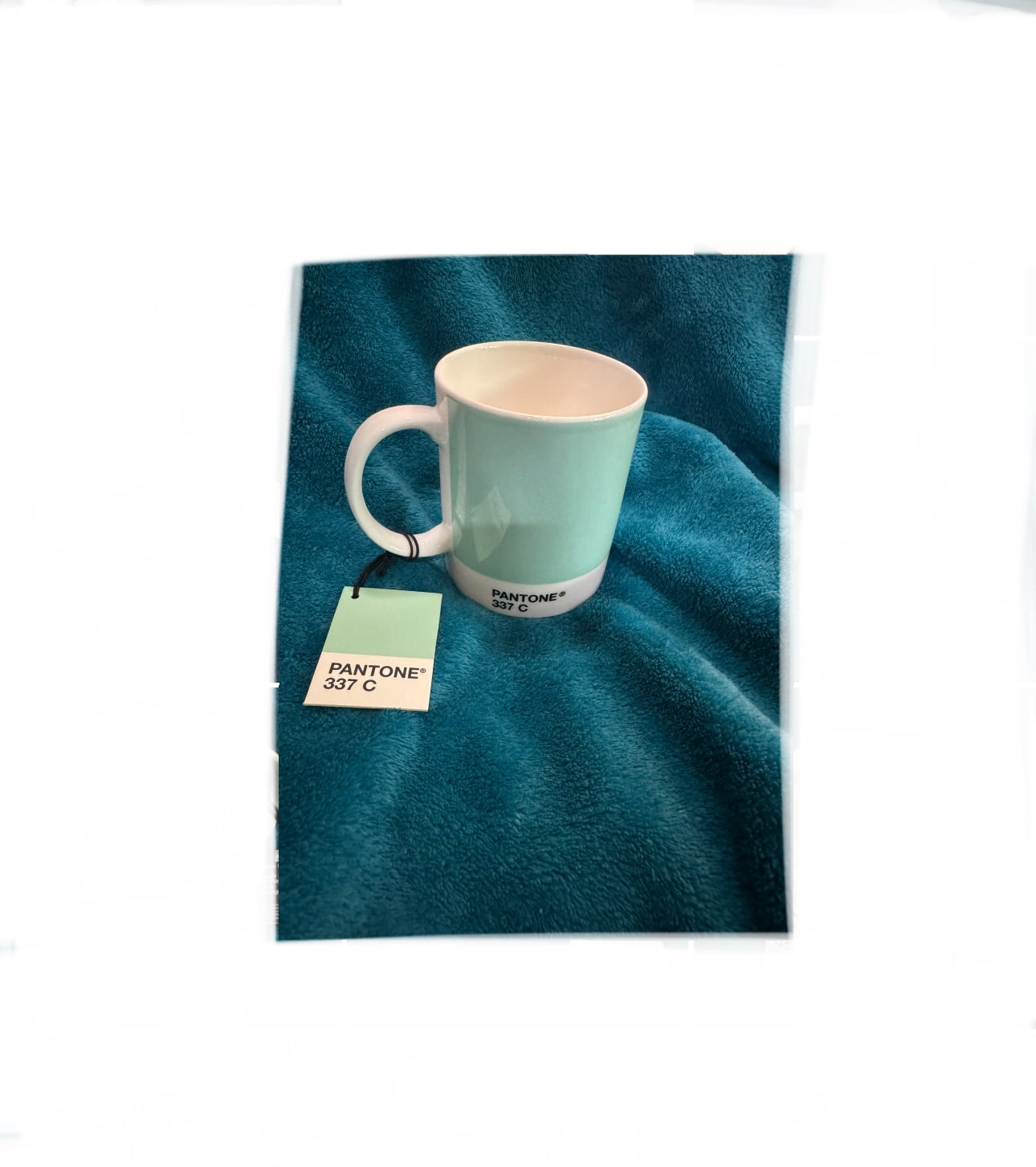 Mug in Pantone's 337C Pale & Interesting, Duck Egg, Powder, Butterfly ...