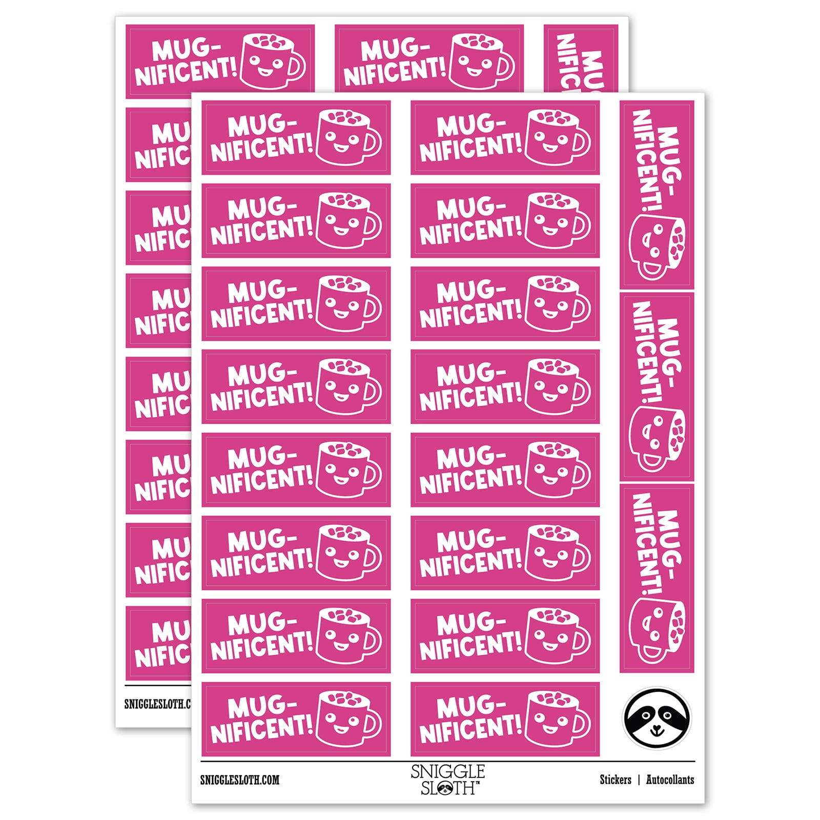 Mug-nificent Magnificent Job Teacher Student School Sticker Set - Hot ...