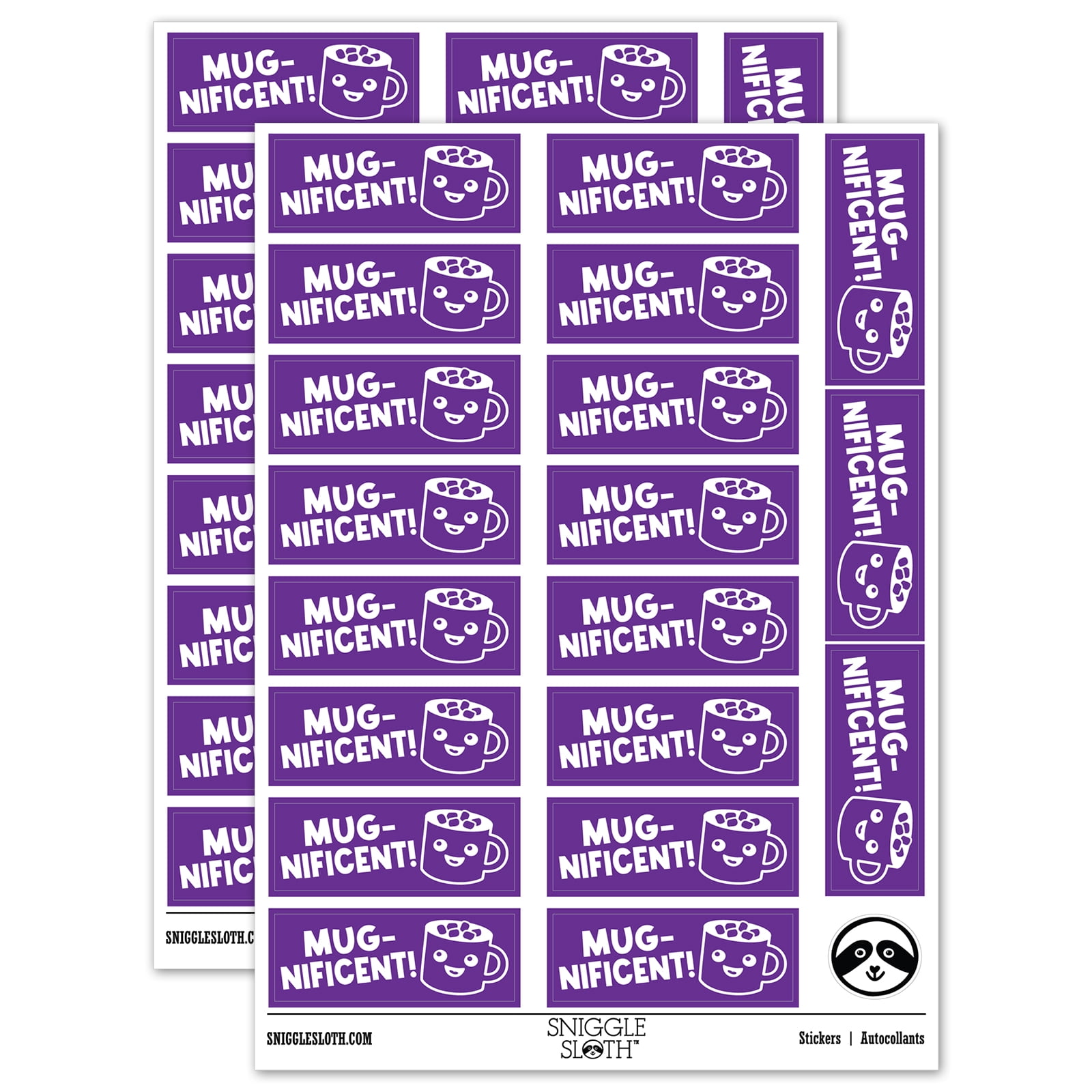 Mug-nificent Magnificent Job Teacher Student School Sticker Set ...