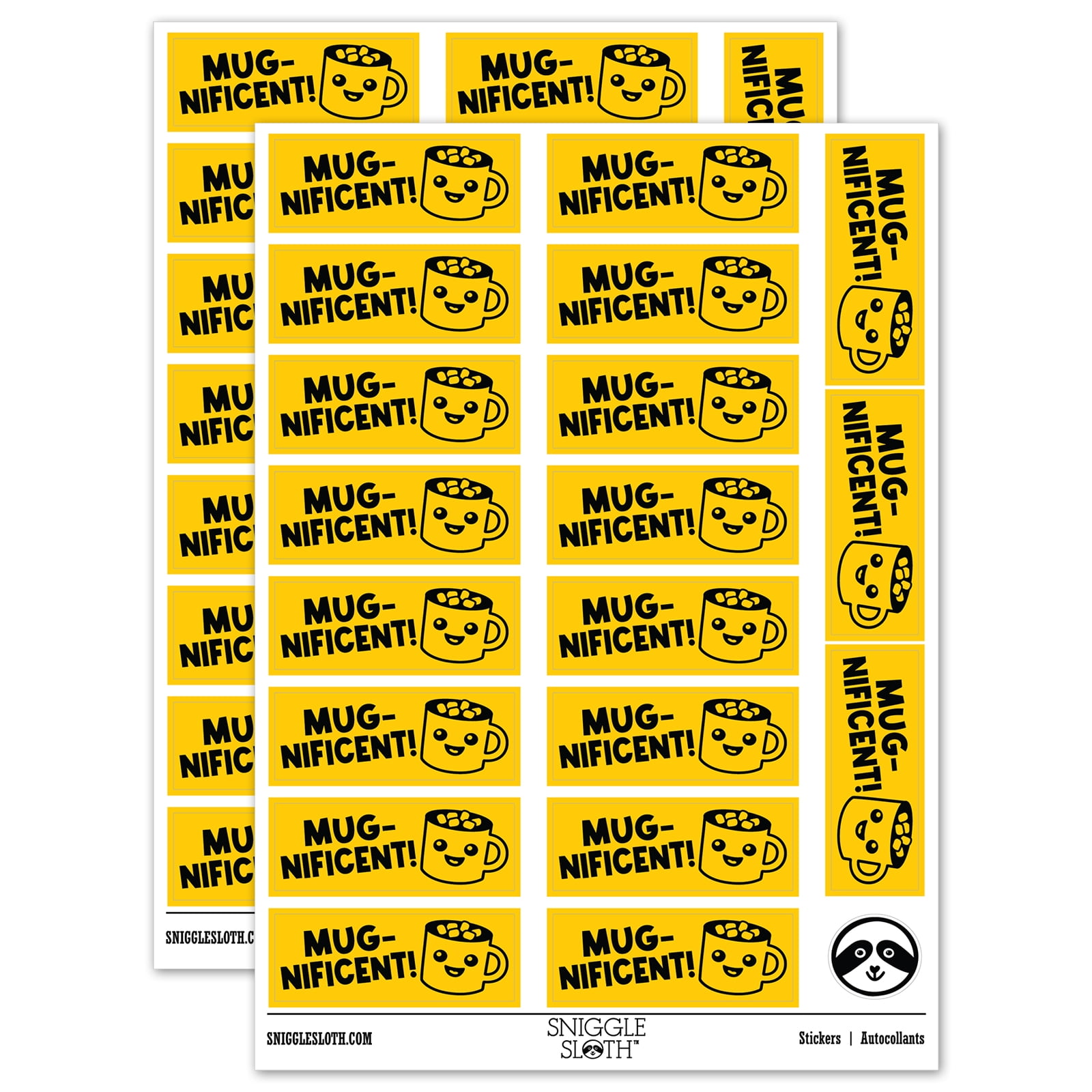Mug-nificent Magnificent Job Teacher Student School Sticker Set ...