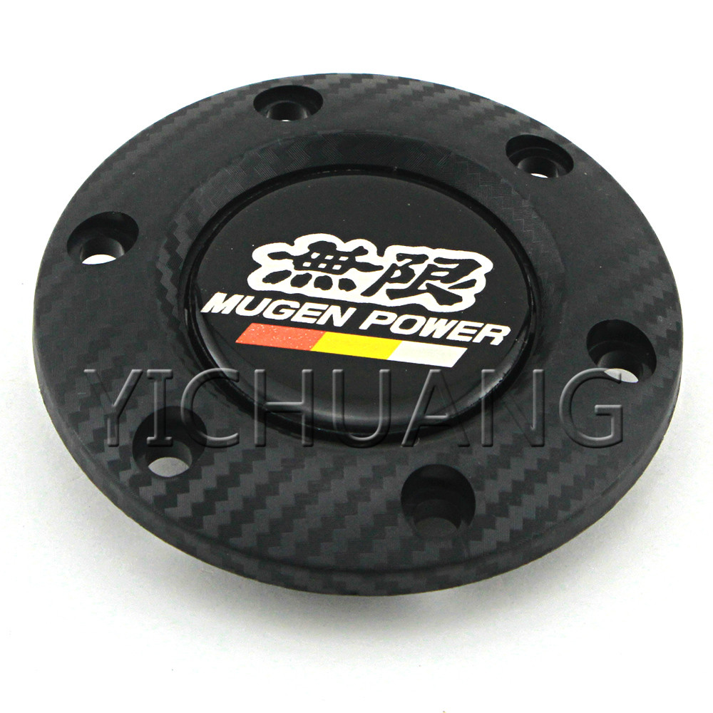 Mugen Power Car Styling Racing Steering Wheel Horn Push Button Speaker ...