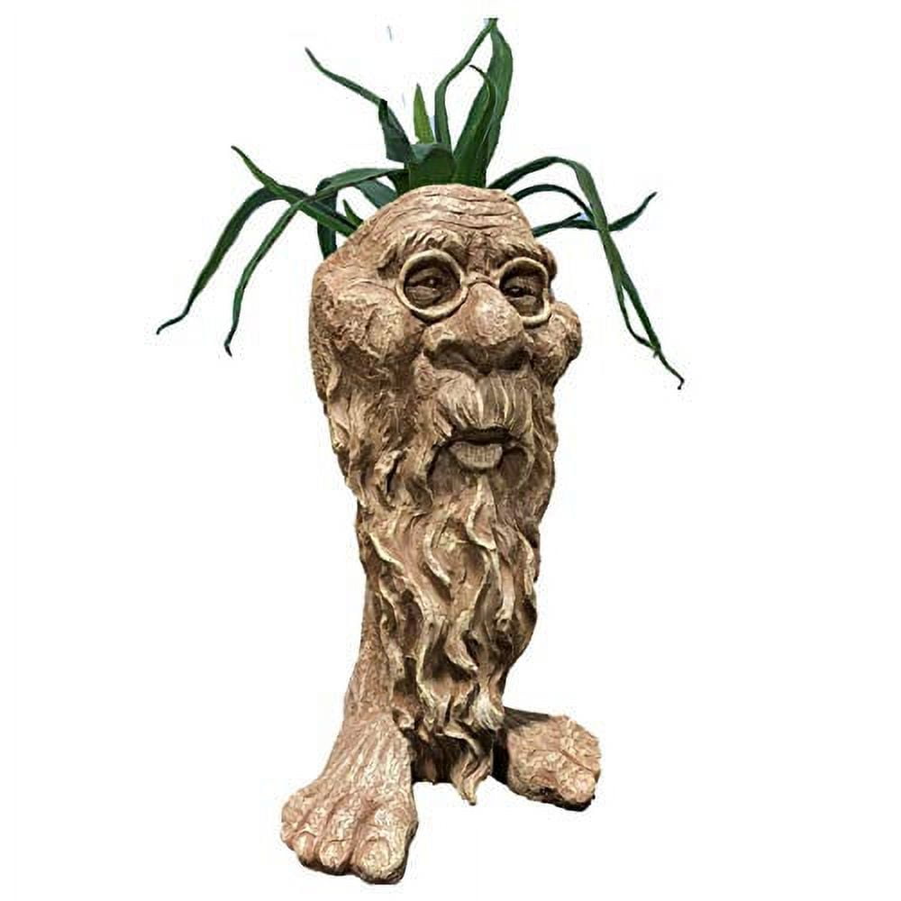 Muggly Great Grandpa RIP Planter Face Pot Patio & Garden Statue in ...