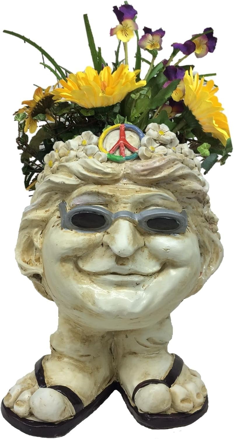 Muggly Homestyles 37494 Hippie Flower Child Janice Antique White Accent ...