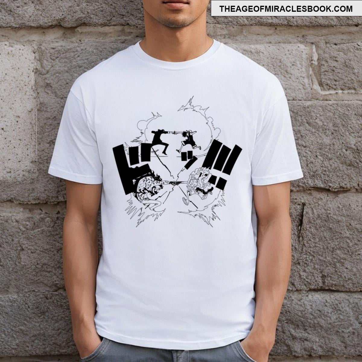 Mugiwara Vs Cipher Pol 0 With Back Print T-shirt - Walmart.com