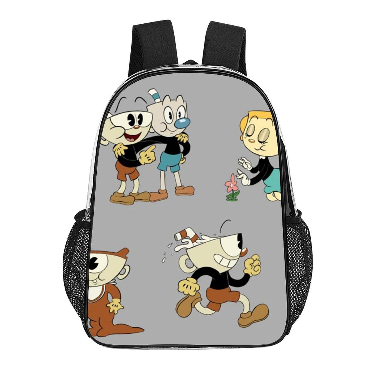 Mugman Cuphead Ms. Chalice Clear Backpack Transparent Bag 17 Inch Large ...