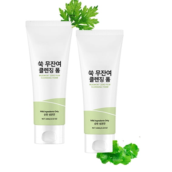Mugwort Calming Cleanser, Mugwort Gel Cleanser, Korean Face Wash for ...