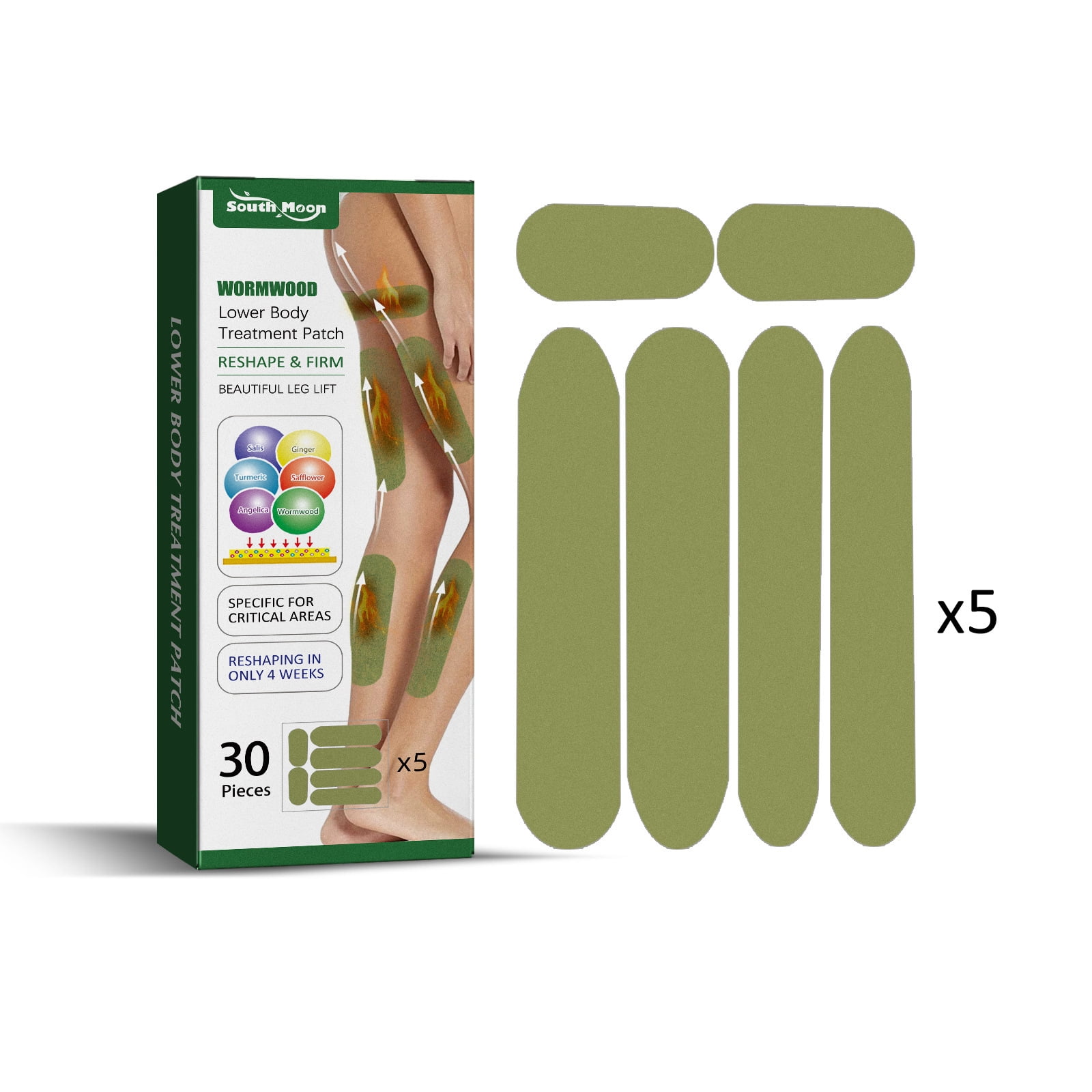 Mugwort Leg Lift Tape Lazy Shaping Thigh Tightening Leg Muscle ...