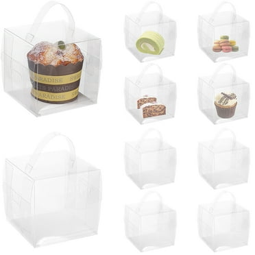 12" Combo Box Set - 12x12x6 White Cake Box with 12" Gold Round Drum 1/2 ...