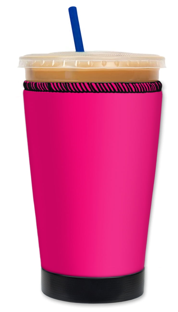 Mugzie Deluxe Iced Coffee Insulator Sleeve - Reusable Neoprene Cozy for ...