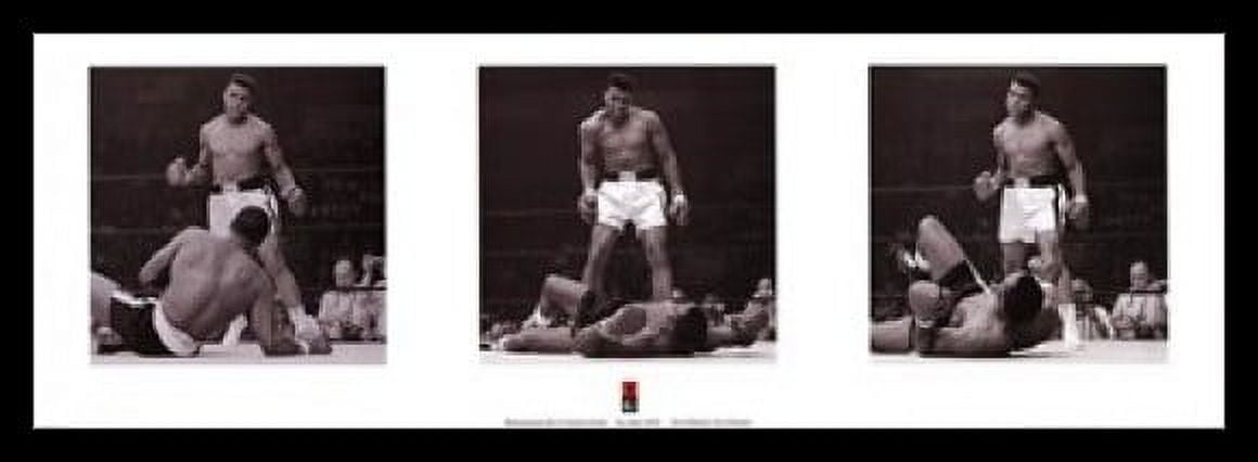Muhammad Ali - 1965 1st Round Knockout Against Sonny Liston - Triptych ...