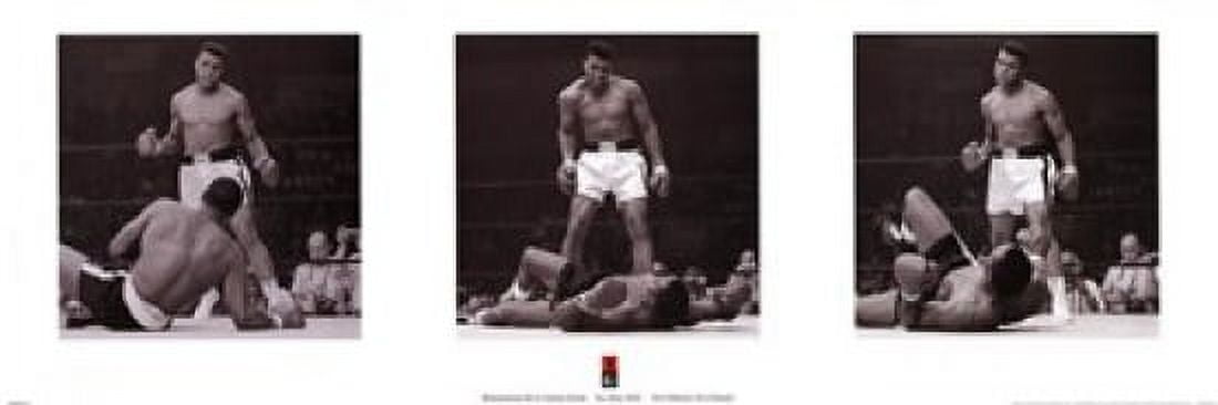 Muhammad Ali - 1965 1st Round Knockout Against Sonny Liston - Triptych ...