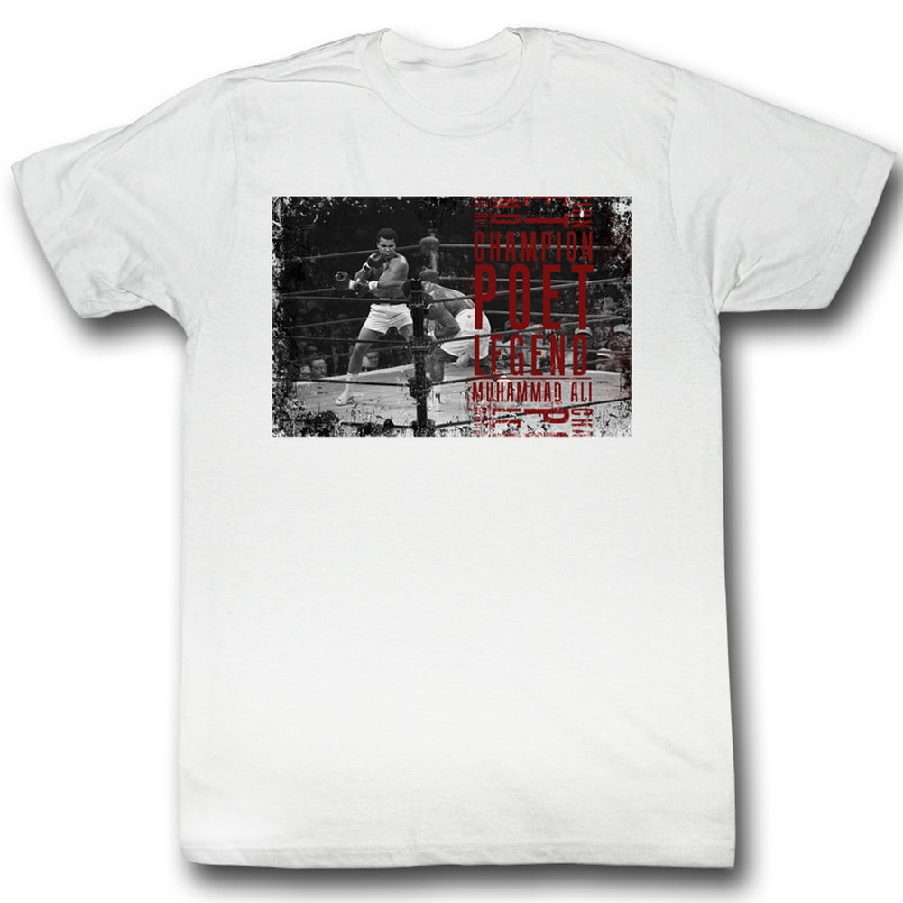 Muhammad Ali Ali Poet White Adult T-Shirt - Walmart.com